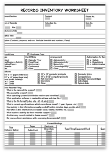 Records Inventory 101: - Stars Information Solutions